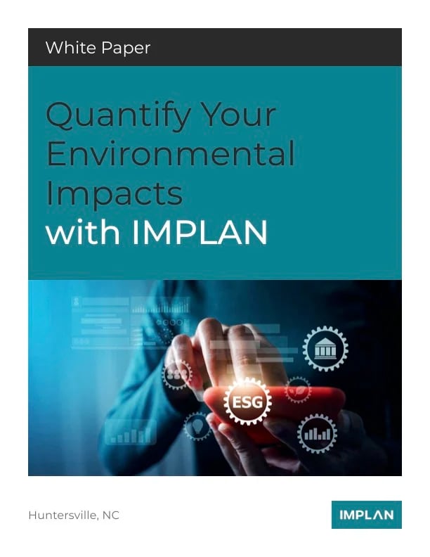 Quantify Your Environmental Impacts with IMPLAN